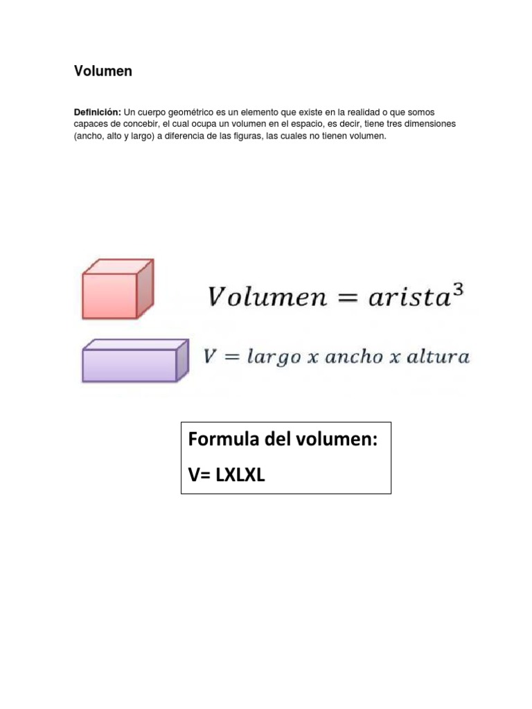 Introducción al Volumen Geométrico | PDF | Historia