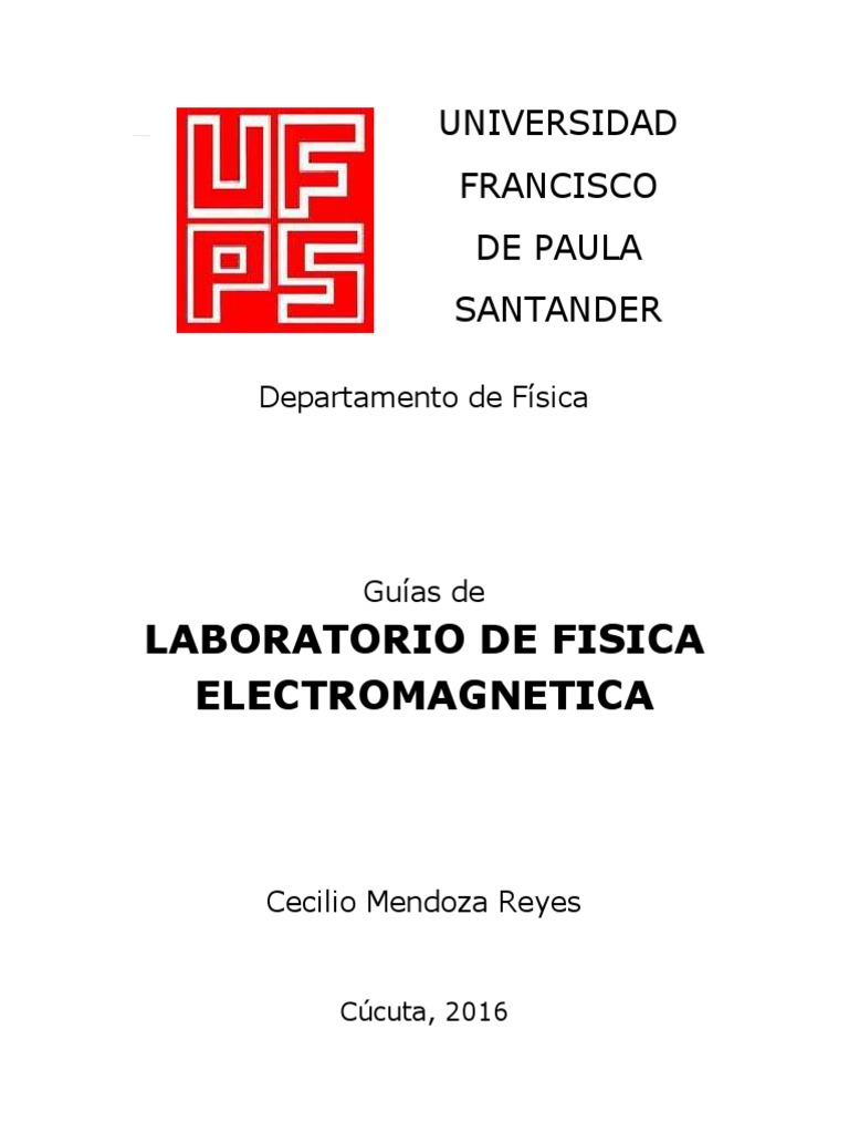 Guías de Laboratorio de Electromagnetismo | PDF | Electricidad ...