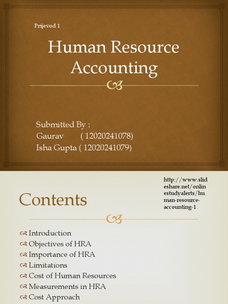 Human Resource Accounting | PDF | Human Resources | Business