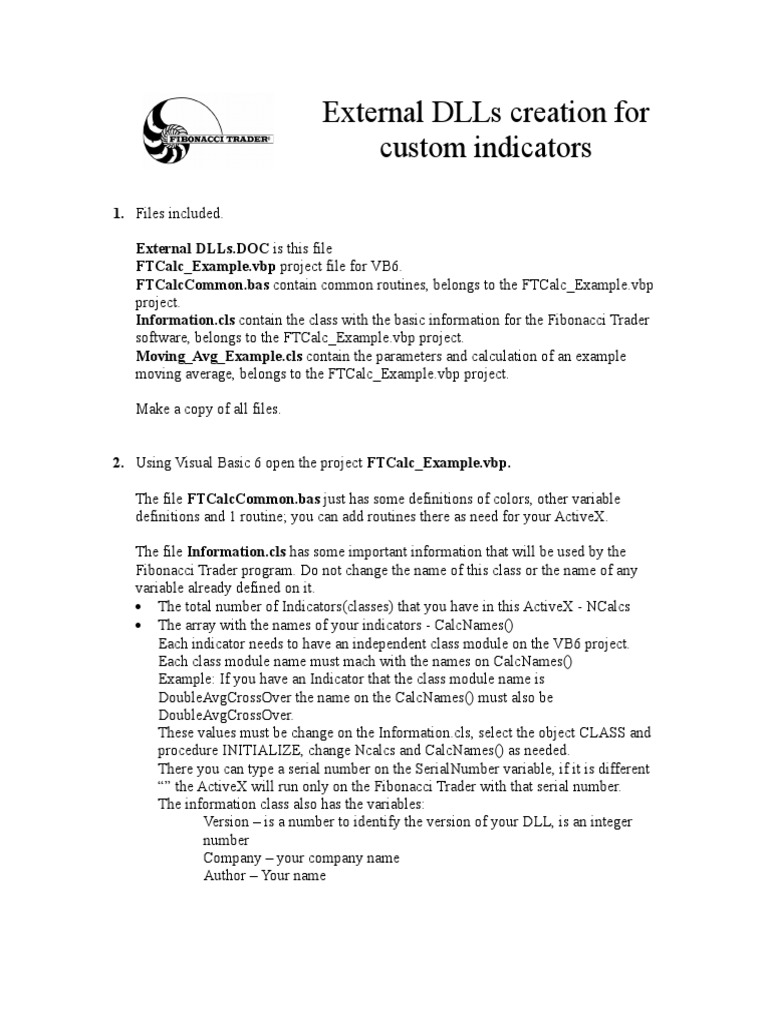 External DLLs | PDF | Subroutine | Component Object Model