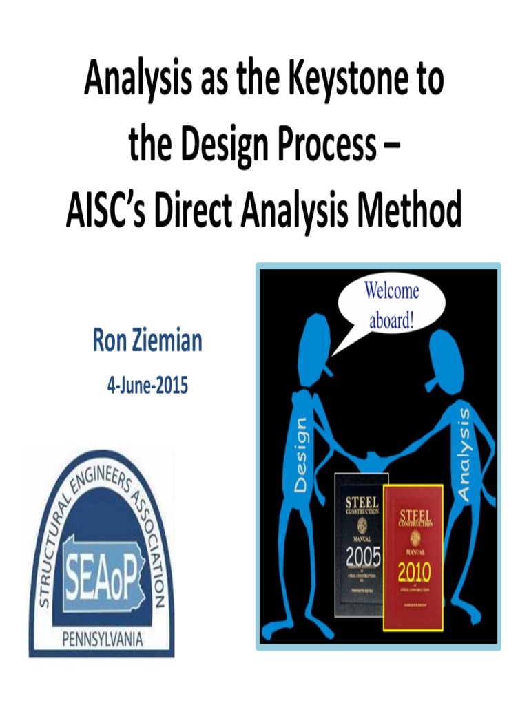 Direct Analysis Method in Structural Design | PDF | Bending | Buckling