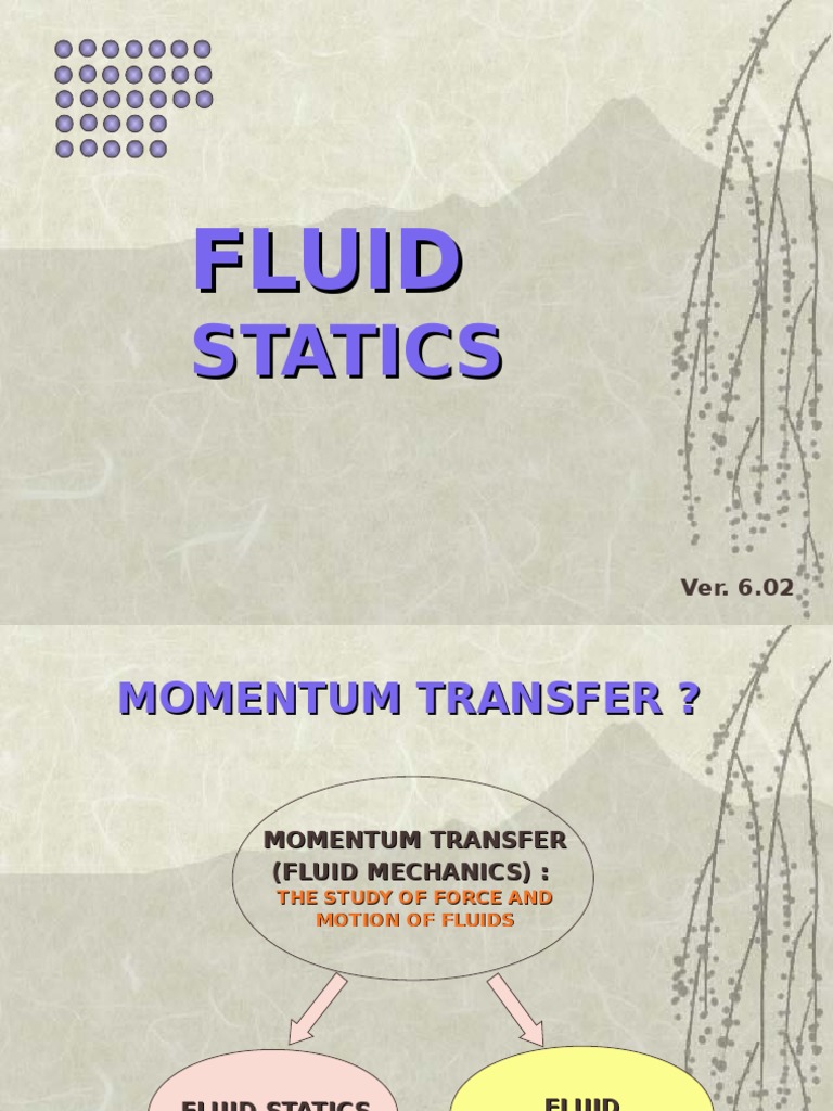 Fluid Statics Mekanika Fluida | PDF