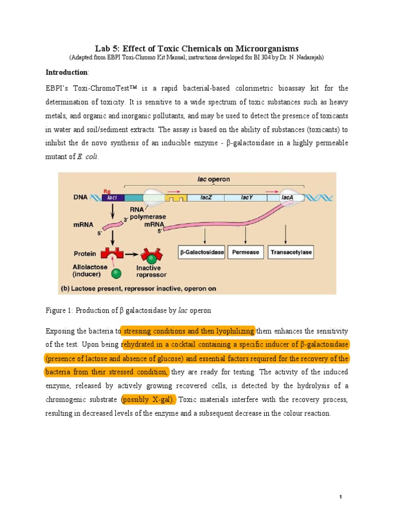 Lab 5 Toxi-Chromo Kit 2015 | PDF | Chemical Substances | Chemistry