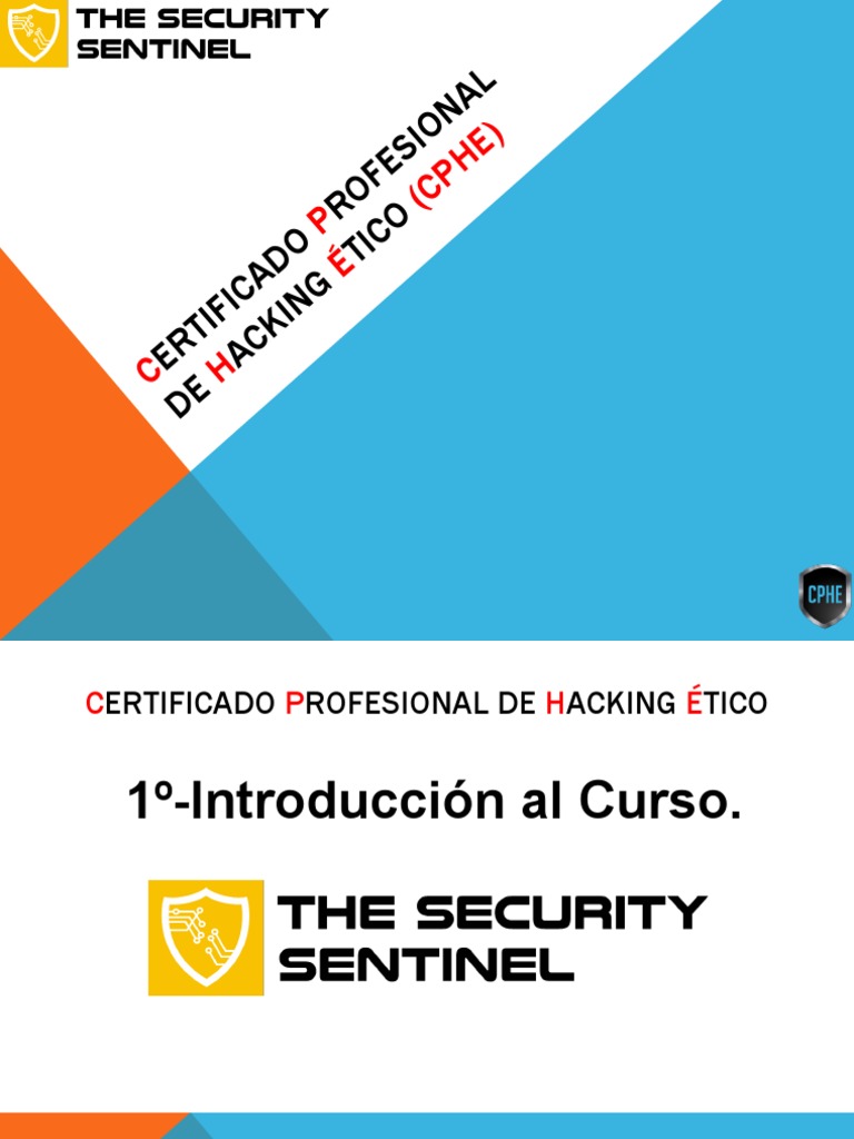 Certificado Profesional de Hacking Ético CPHE | PDF | La seguridad informática | Seguridad