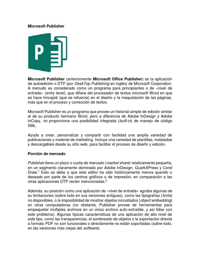 Microsoft Publisher | Descargar gratis PDF | Compilador | Entorno de ...