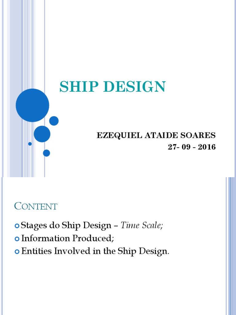 Ship Design Process Overview | PDF