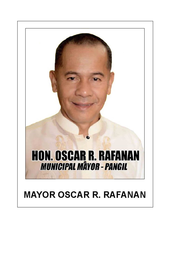 Mayor Oscar R. Rafanan | PDF