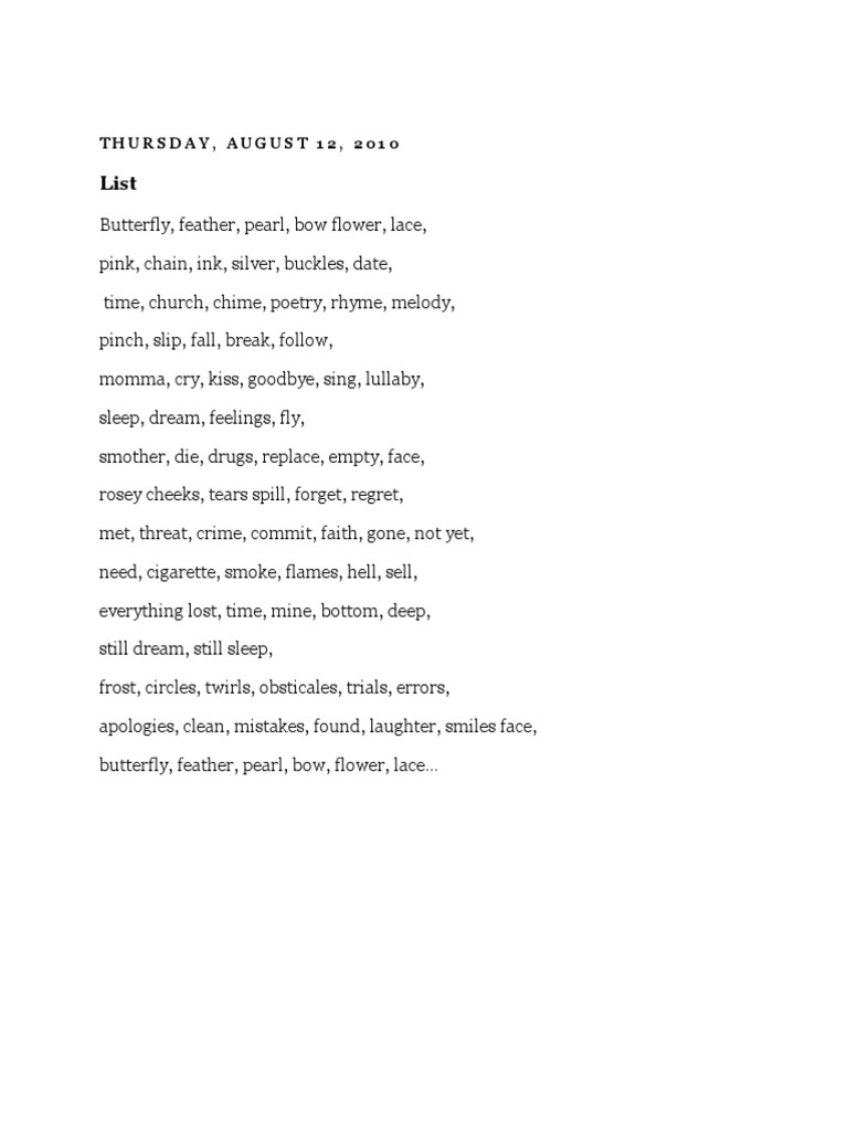 List | PDF