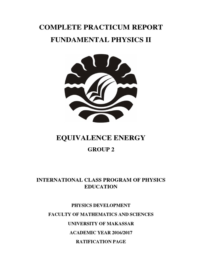 Complete Practicum Report Fundamental Physics Ii: Group 2 | PDF