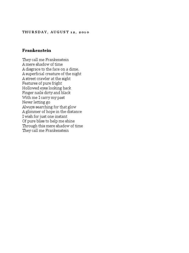 Frankenstein | PDF