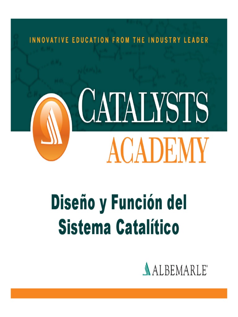 2015 02-Diseño y Función del Sistema Catalítico | Catálisis | Hierro