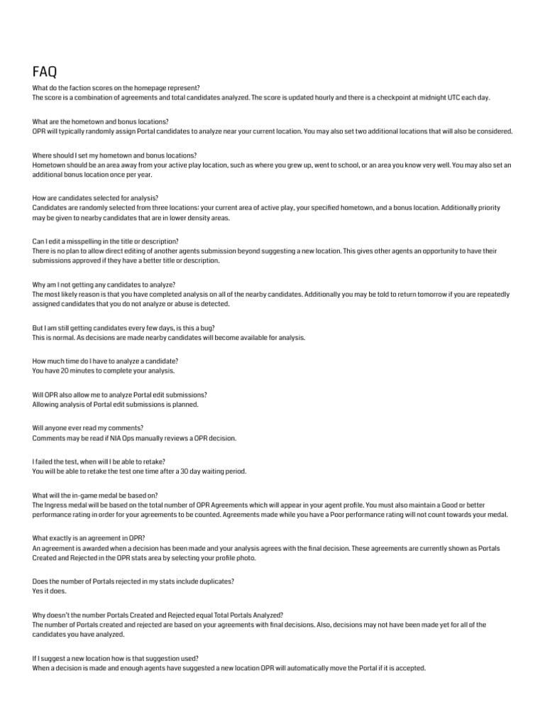 Operation Portal Recon (Beta) - Faq | PDF | Business