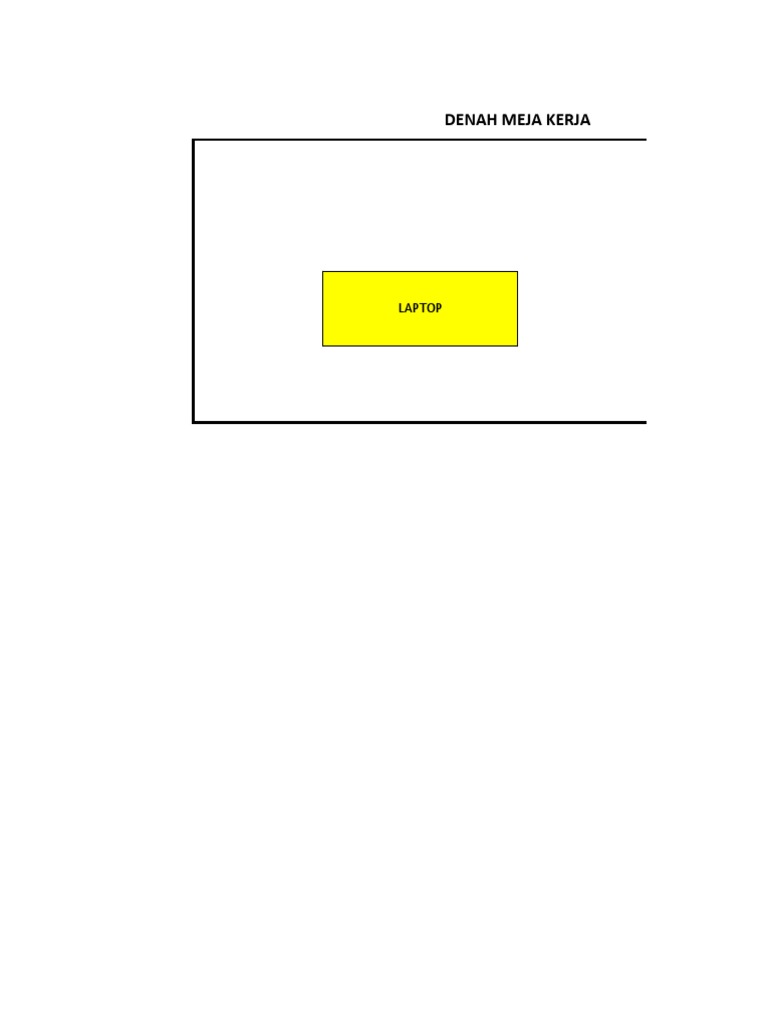 Denah Meja Kerja | PDF | Wellness