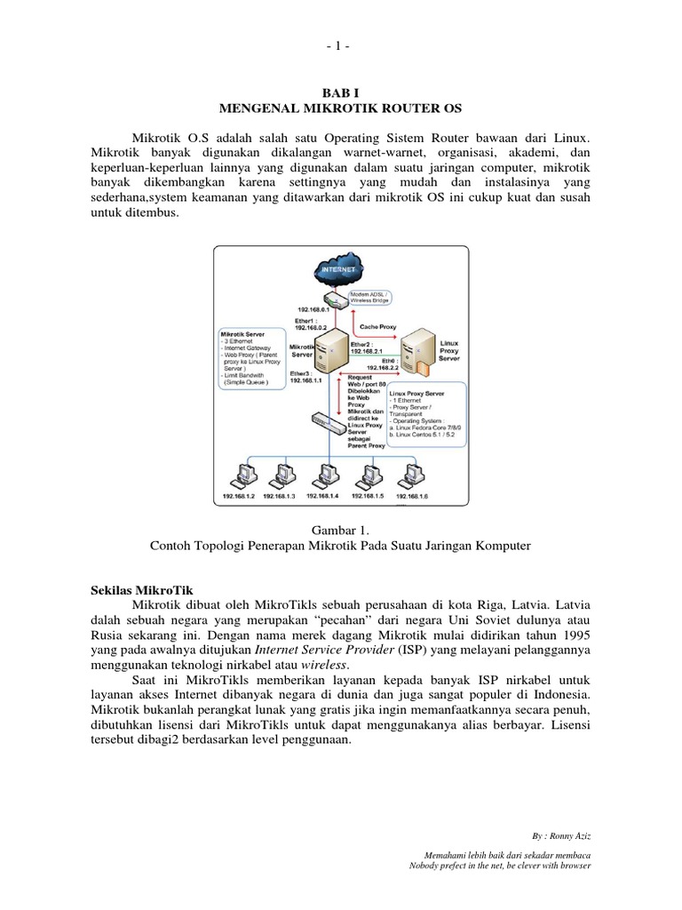 Modul Mikrotik UKK TKJ | PDF