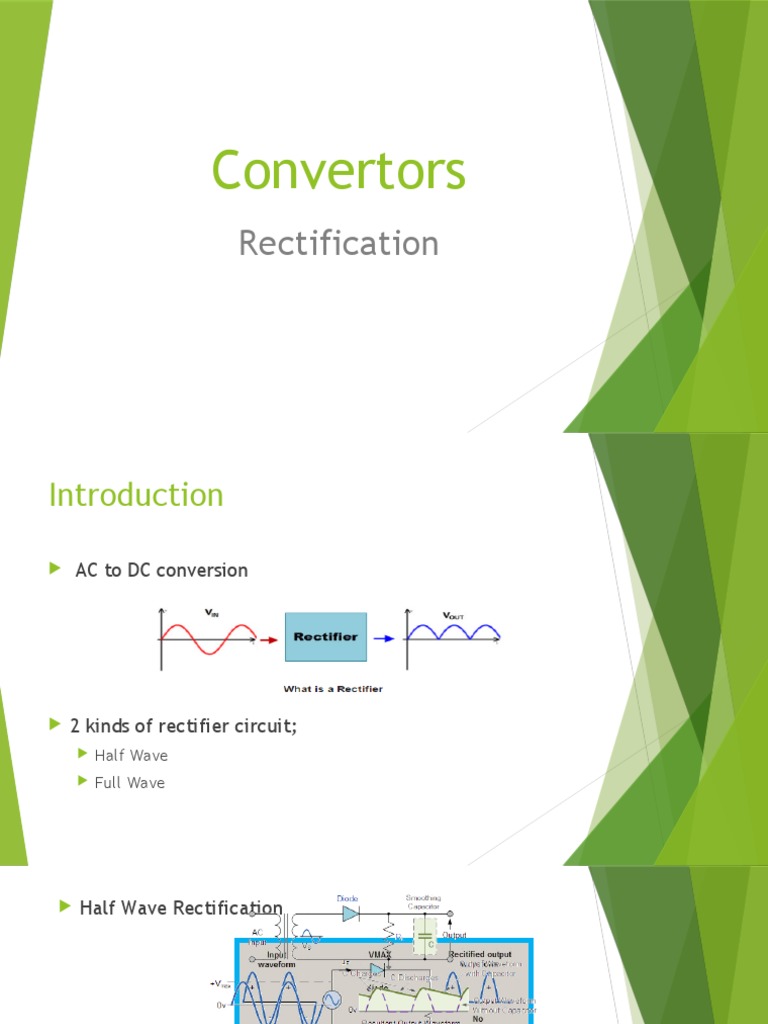 Convert or S | PDF | Rectifier | Power Electronics