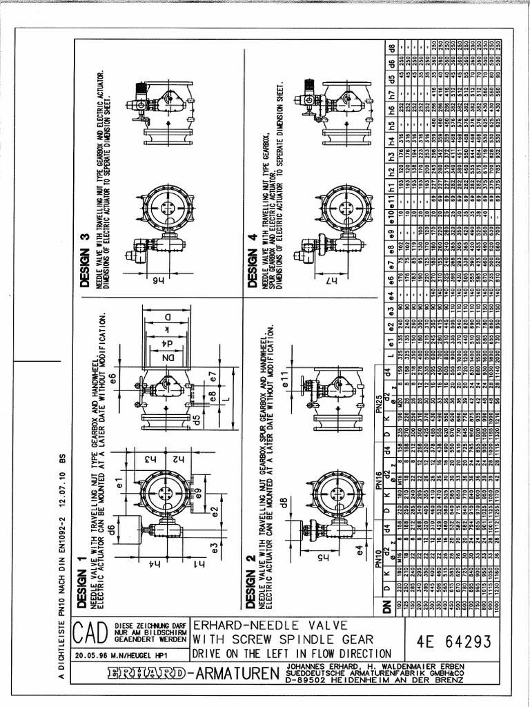 Needle Valve CAD Drawing 2 PDF | PDF