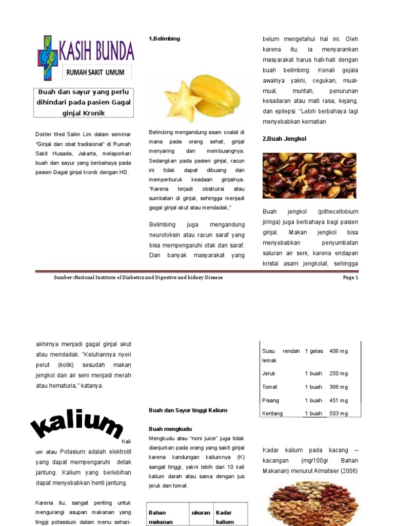 Leaflet Kalium | PDF