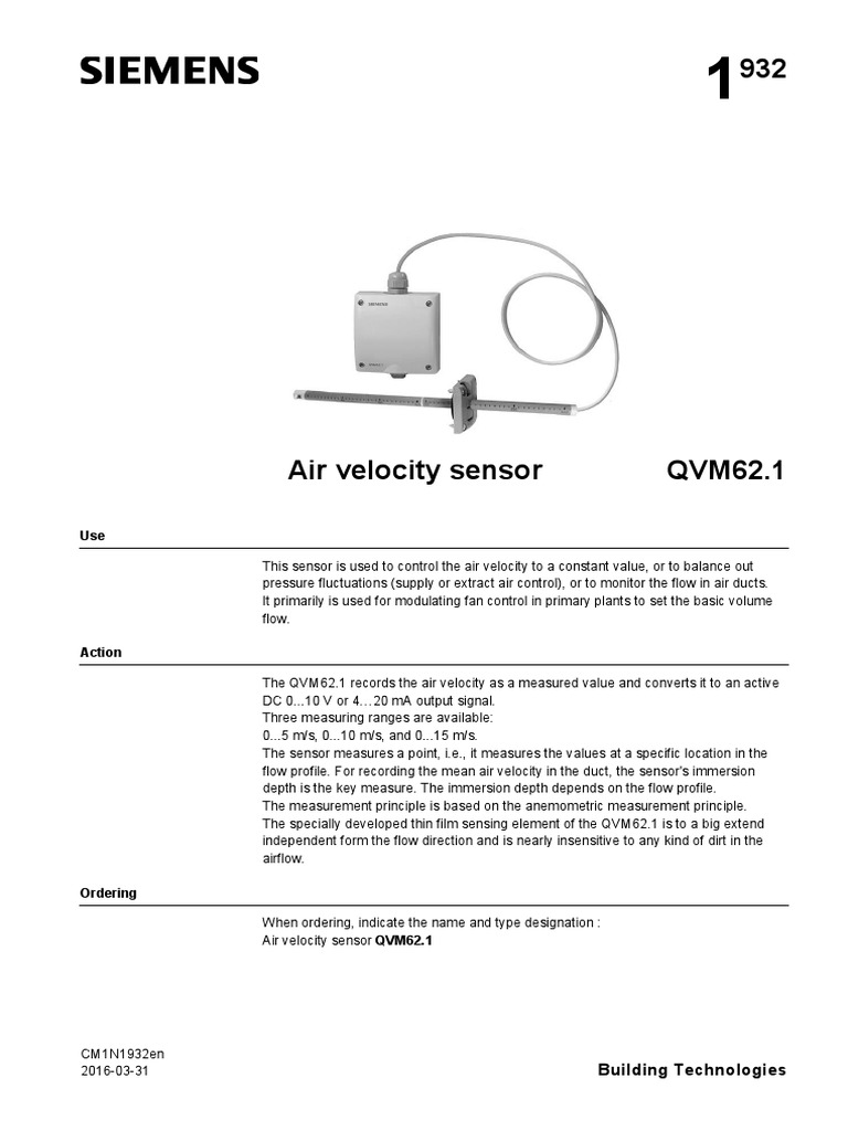 Velocity Sensor Sensor Electricity