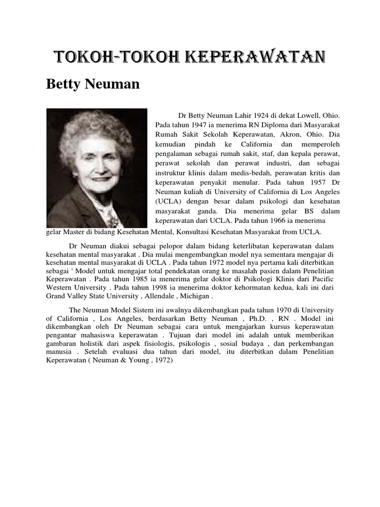 Tokoh Keperawatan | PDF