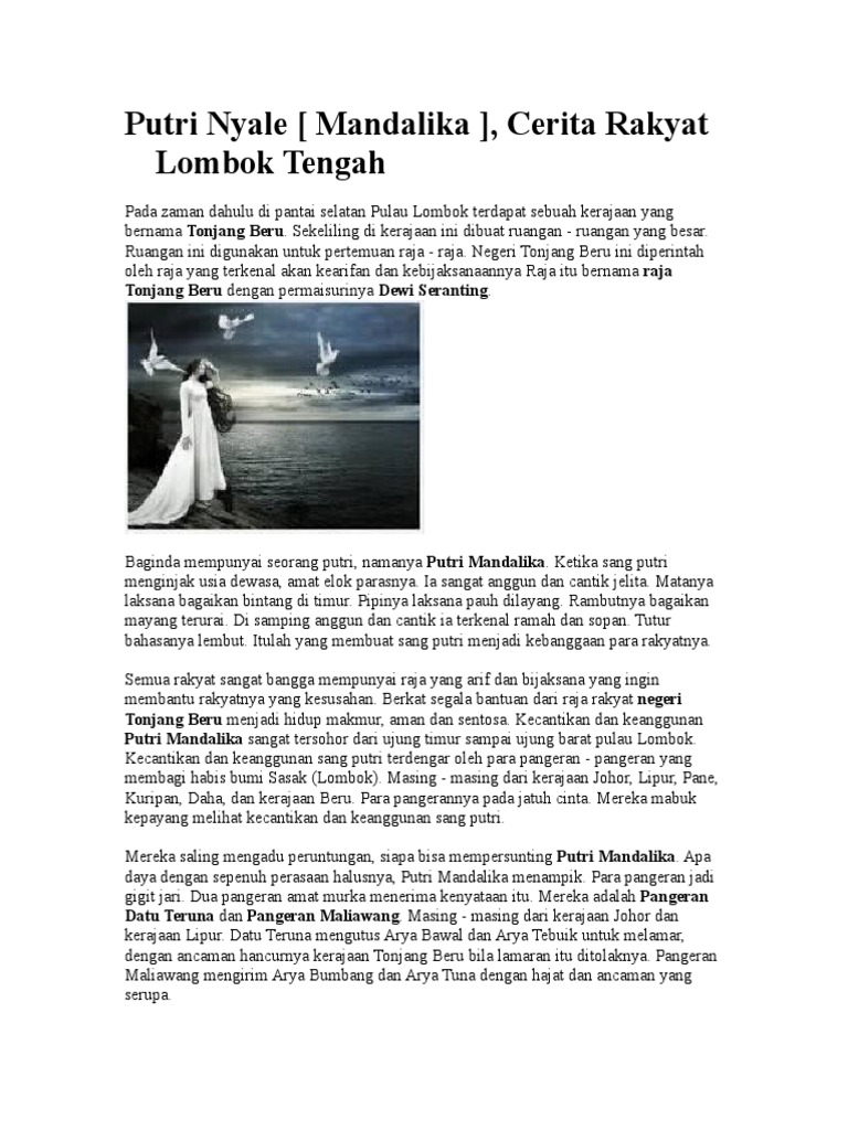 Putri Mandalika | PDF