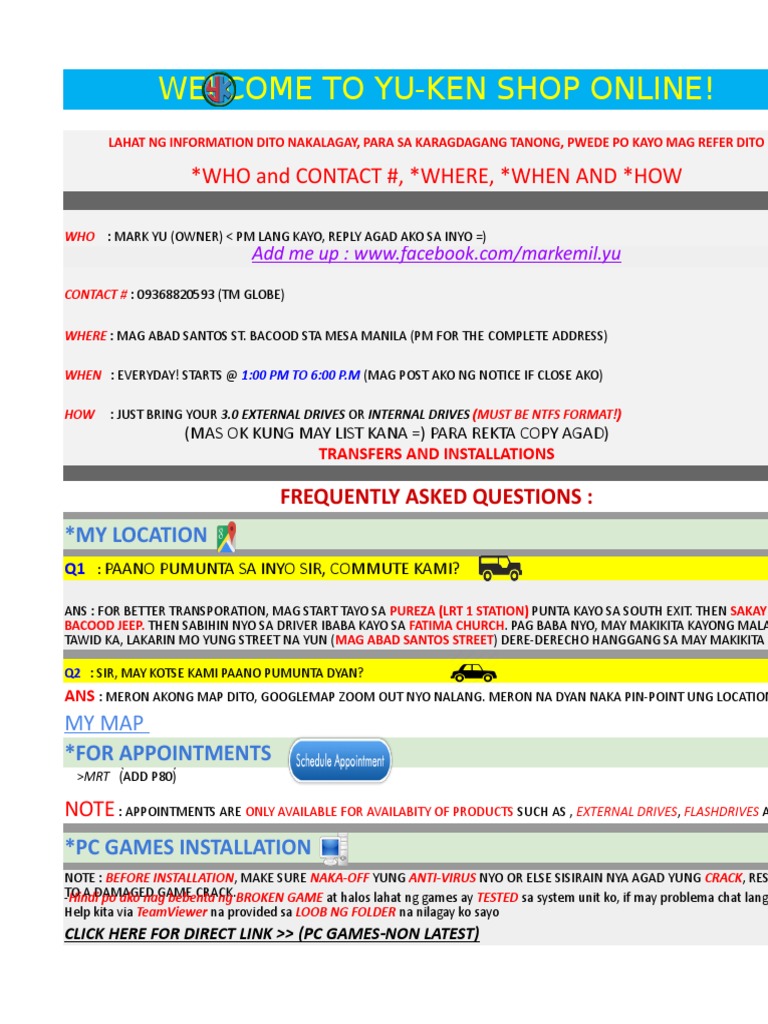 Yk Masterlist | PDF | Games & Activities
