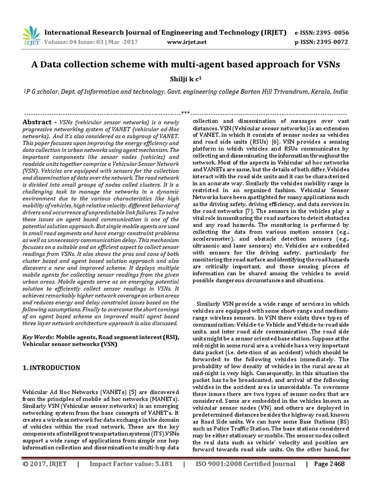 An Energy Efficient Data Transmission and Aggregation of WSN Using Data Processing in Mapreduce ...