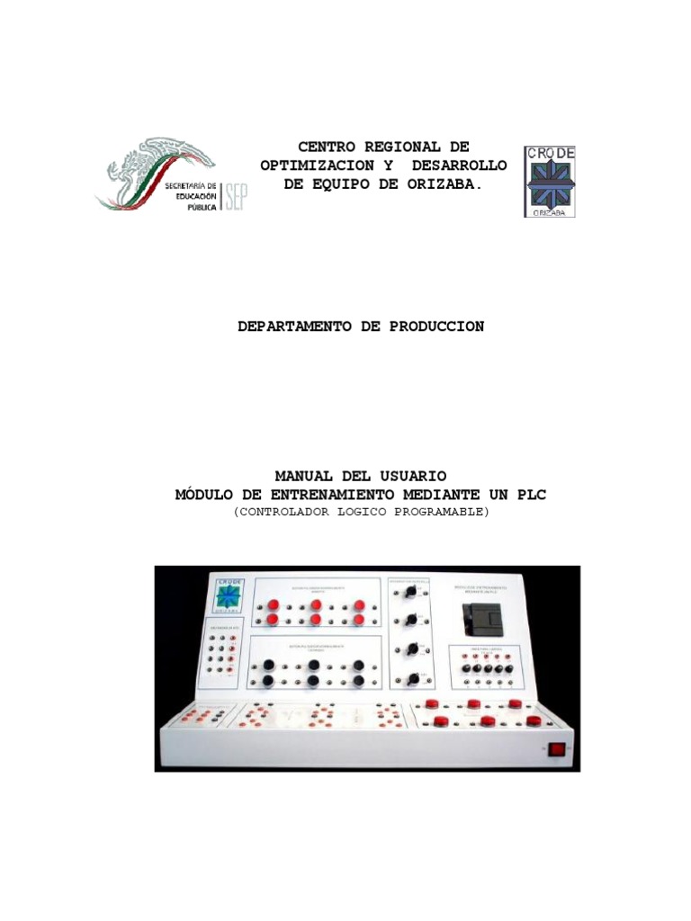 Manual Modulo | PDF | Controlador lógico programable | Programa de ...
