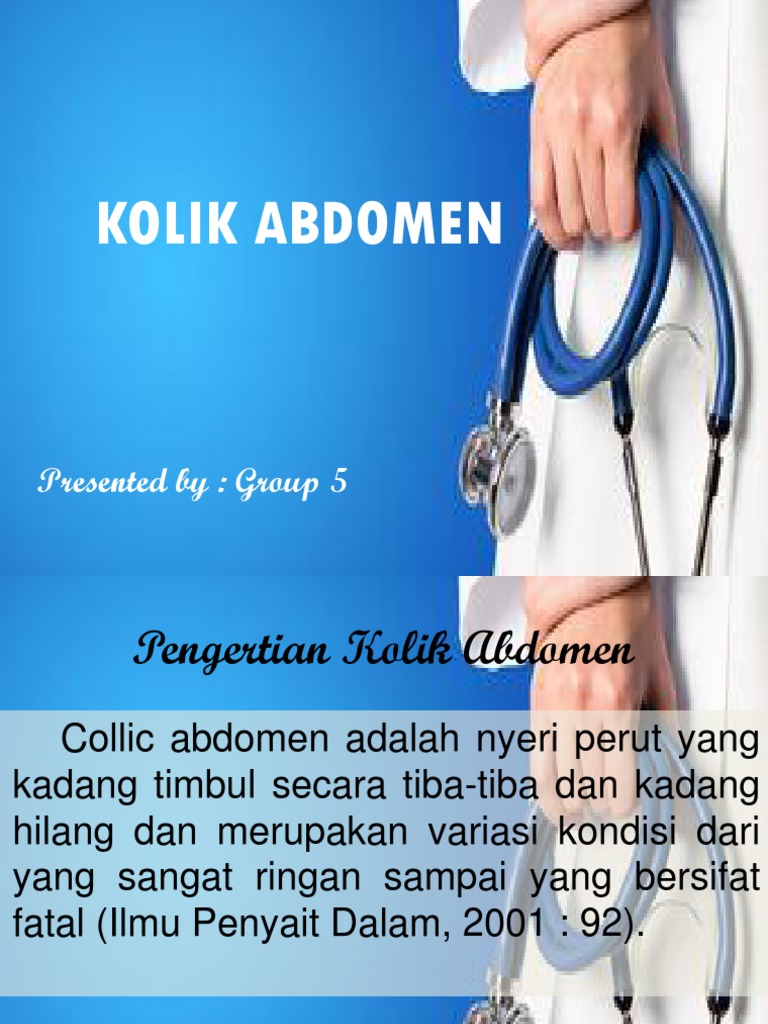Colic Abdomen | PDF | Pengembangan Diri | Sains & Matematika