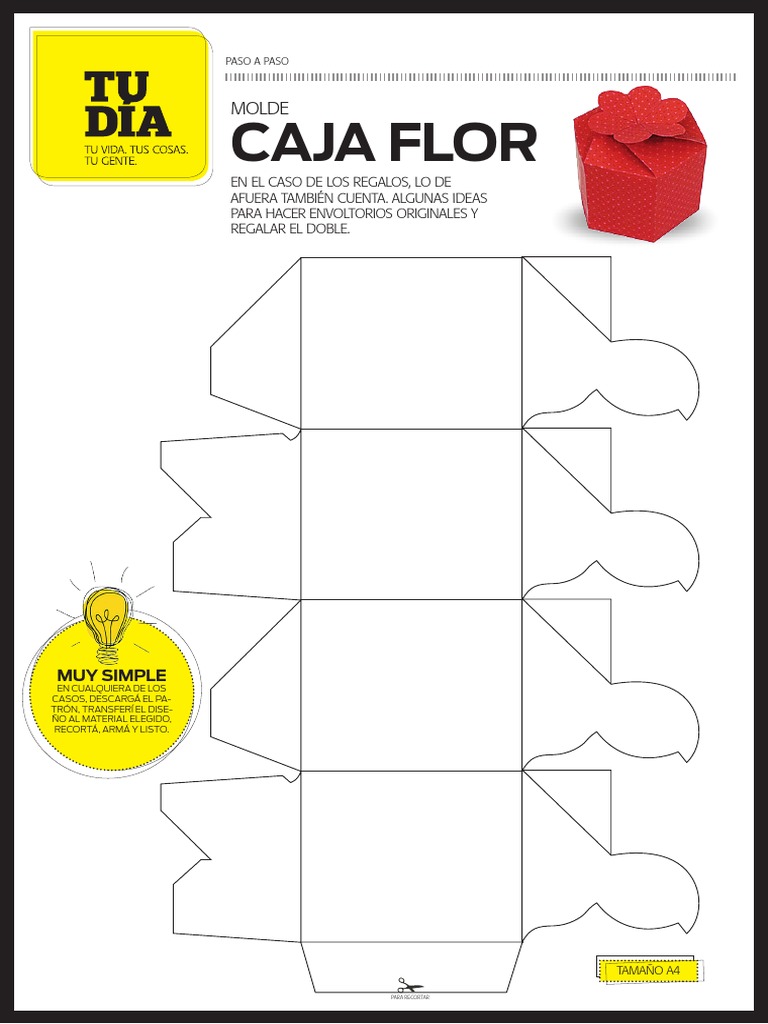 Caja Flor Molde | PDF
