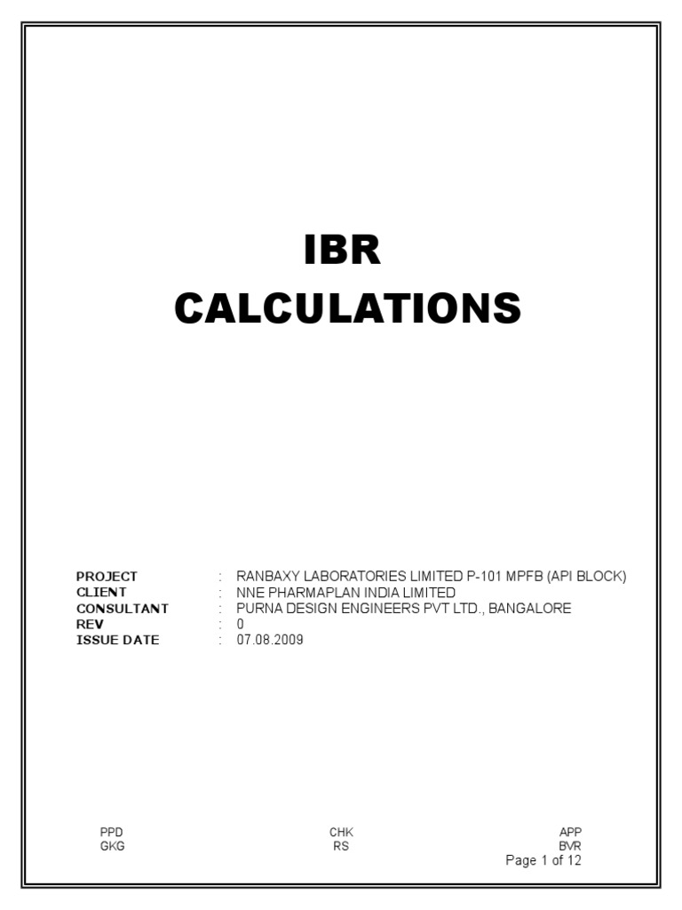 IBR Calculations for Steam Lines | PDF | Pipe (Fluid Conveyance ...