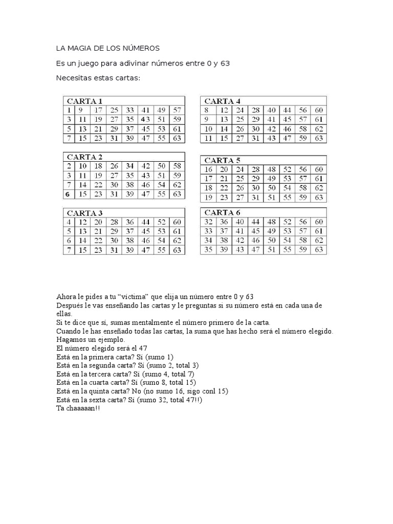 La Magia de Los Números PDF | PDF