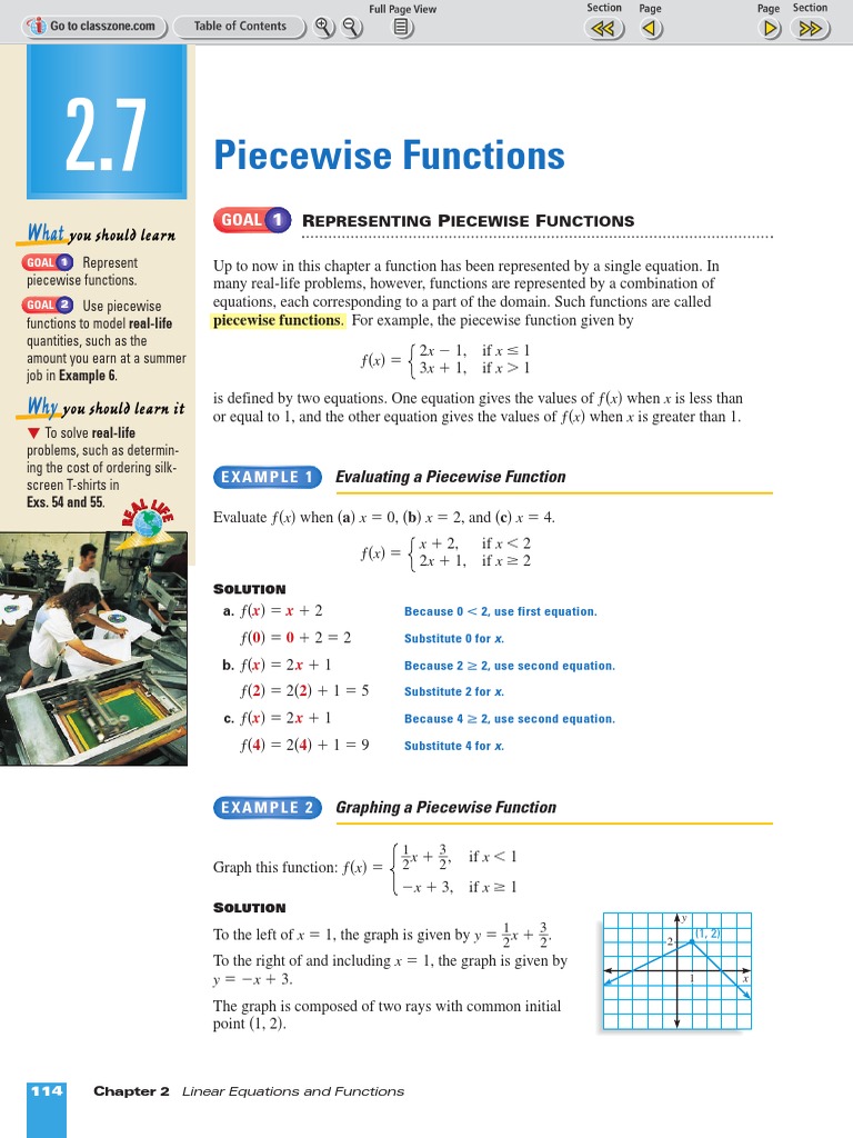 Example Piece Wise Revenue PDF | PDF | Scuba Diving | Function (Mathematics)