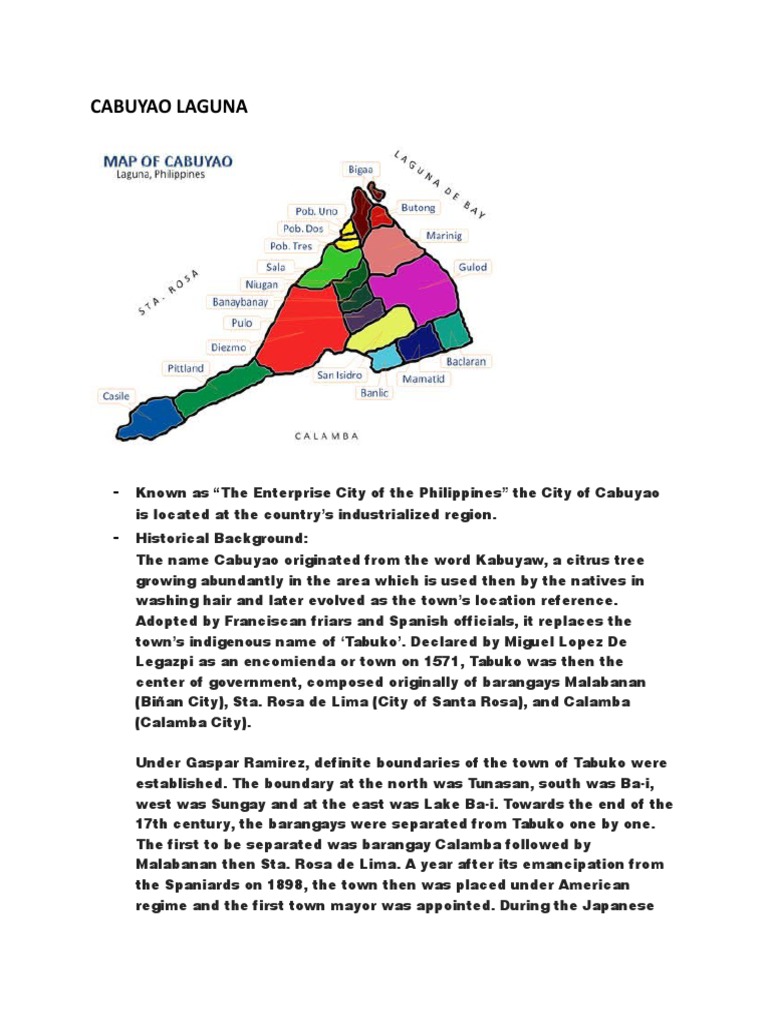 Cabuyao Laguna | PDF | Physical Geography | Religion And Belief