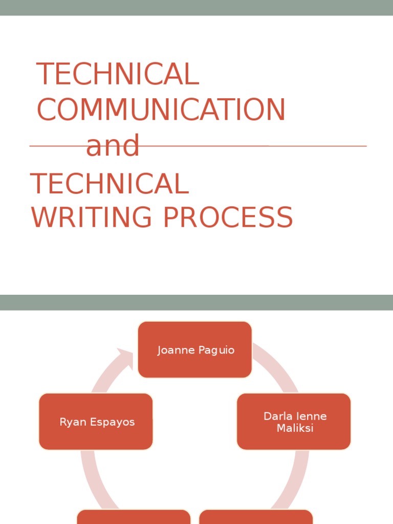 Technical Communication Report | Technical Communication | Information