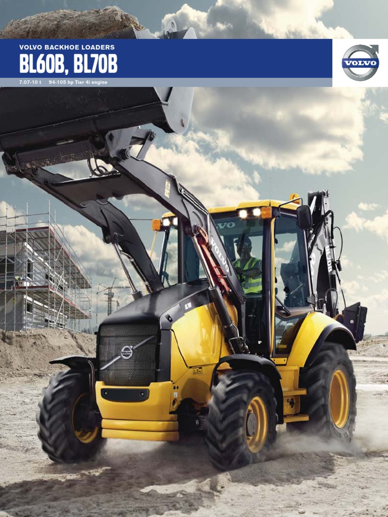 Volvo Backhoe Loaders BL60B BL70B T4i | PDF | Loader (Equipment ...