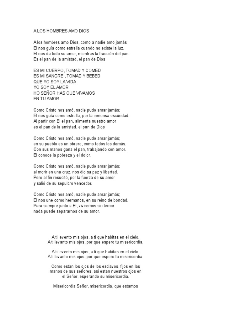 Letras Canciones Religiosas | Cristo (título) | eucaristía