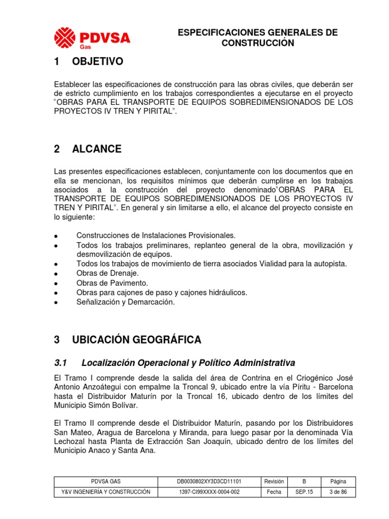 Especificaciones Generales de Construccion | PDF | Calibración | Hormigón