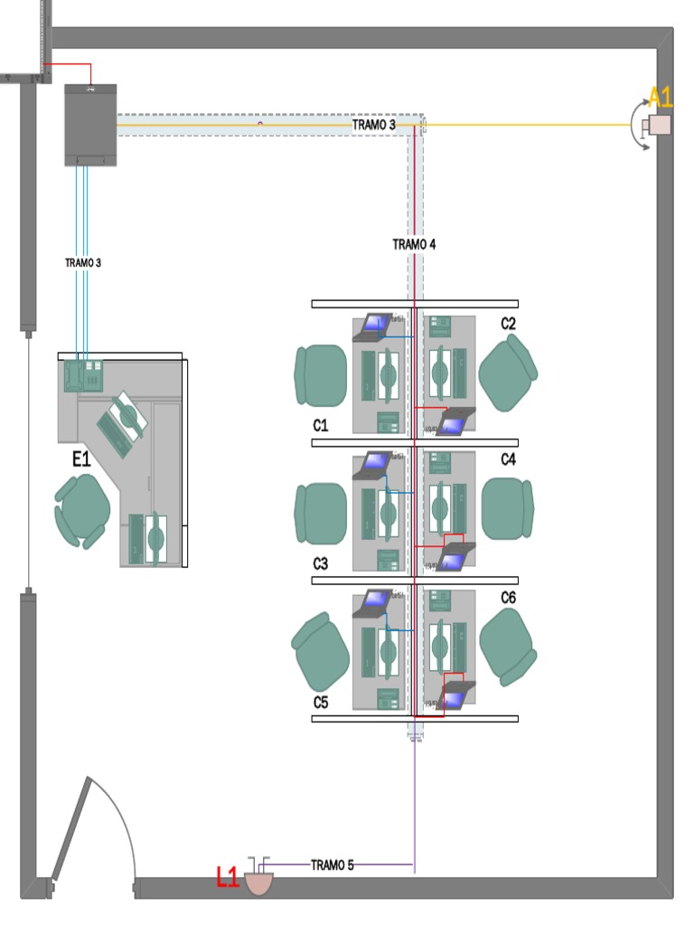 PLANO Cableado Estructurado PDF | PDF