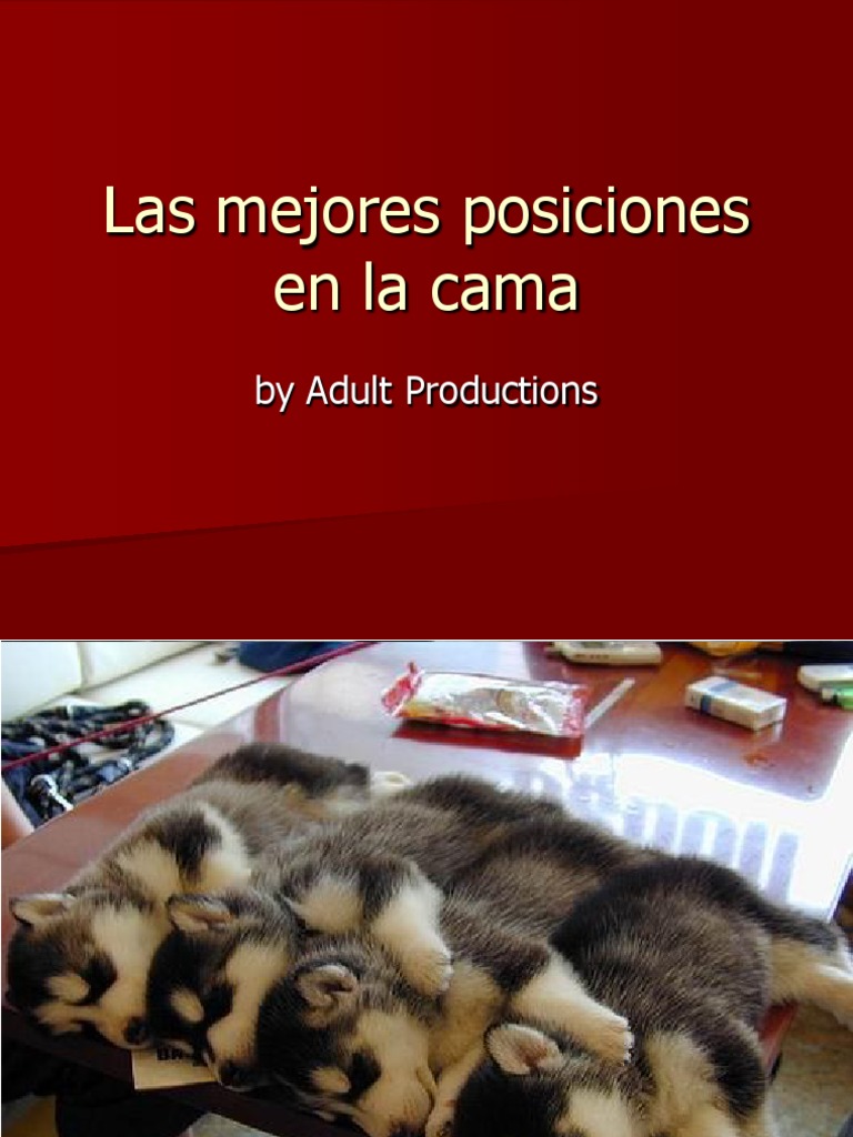 Las Mejores Posiciones En La Cama 1 1 Pdf Pdf