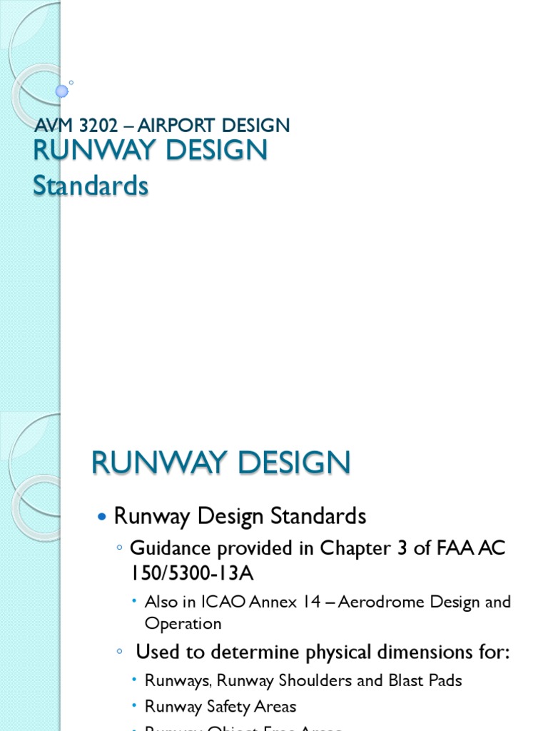 Runway Design I | PDF | Runway | Aviation