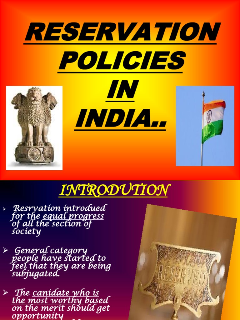 Reservation Policies IN India. | Download Free PDF | Social Inequality ...