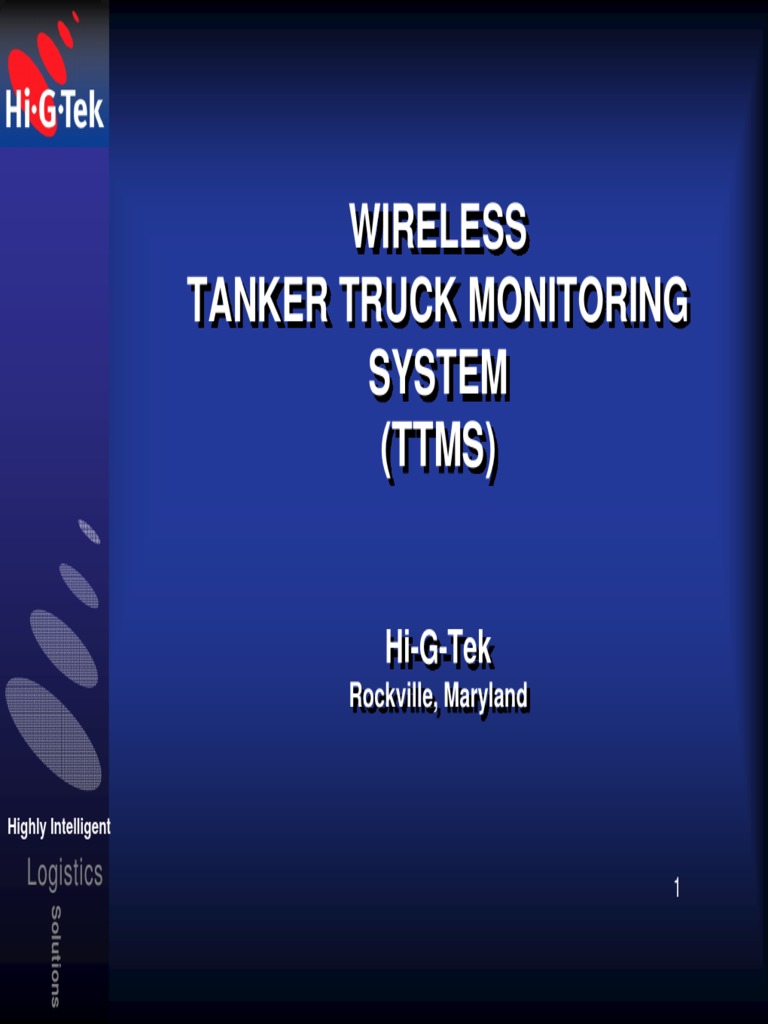 Ttms System Overview October 2013 | PDF | Logistics | Oil Tanker