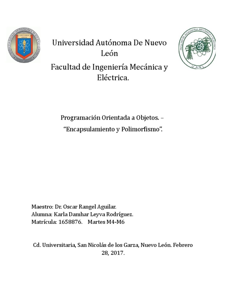 Tarea POO | PDF | Ciencia y matemáticas