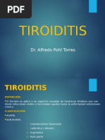 Tiroiditis de Hashimoto, Graves y Riedel | PDF | Tiroides | Hipotiroidismo