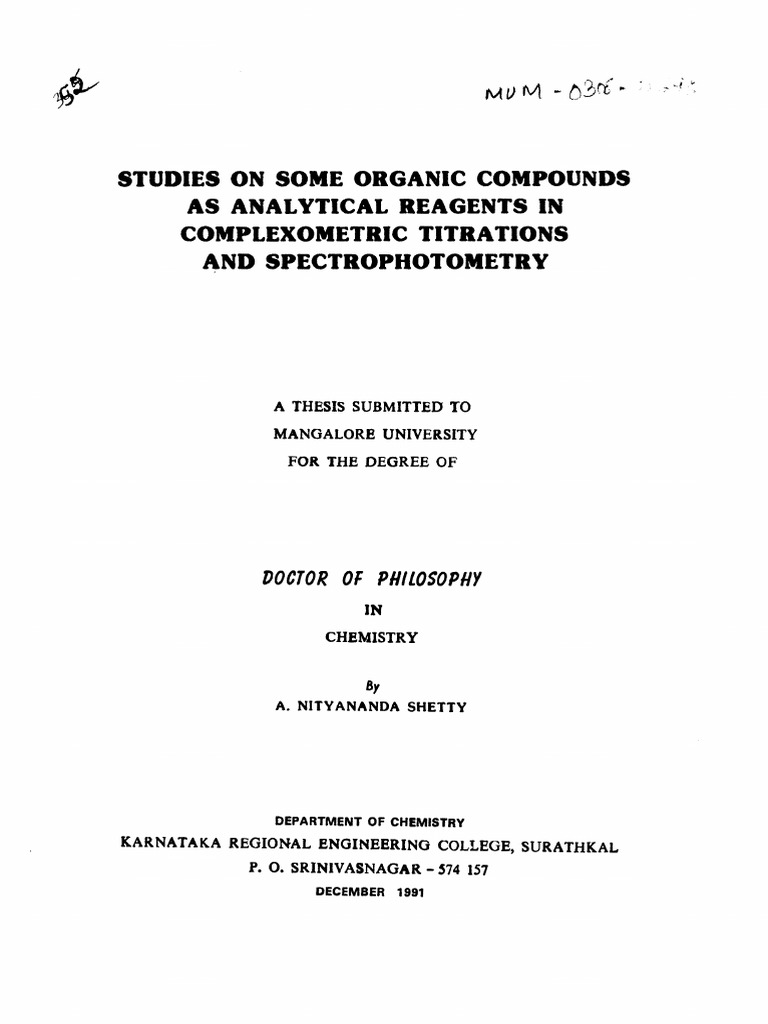 D Downloads 01 Title Page 1 | PDF | Titration | Chemistry