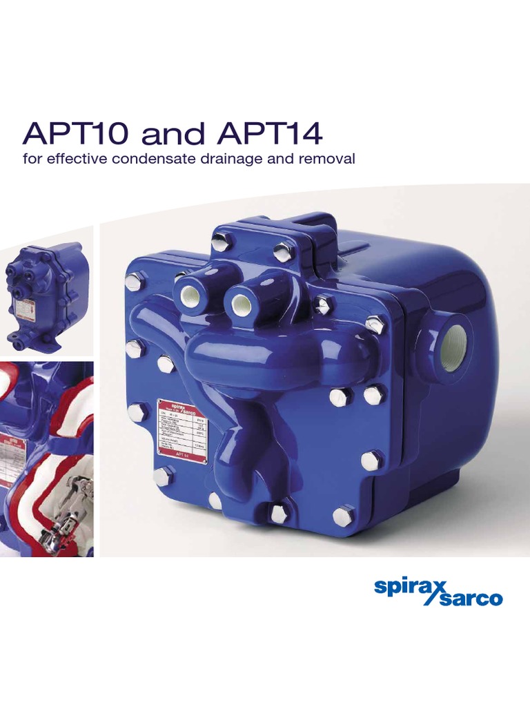 APT10 and APT14: For Effective Condensate Drainage and Removal | PDF | Valve | Heat Exchanger
