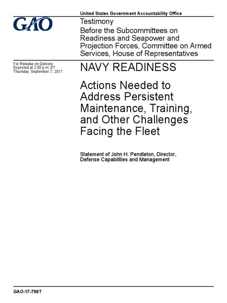 Gao Navy Hasc | PDF | United States Navy | Ships