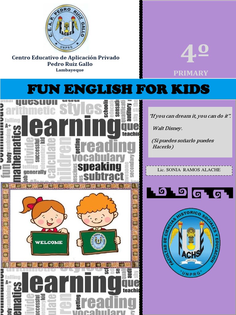 Fun English For Kids Four 2017 | PDF | Aprendizaje | Cognición