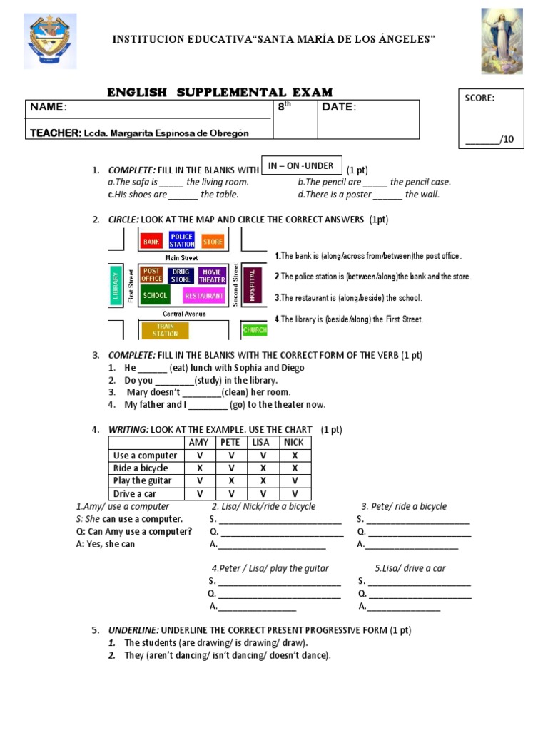 English Supplemental Exam Overview | PDF