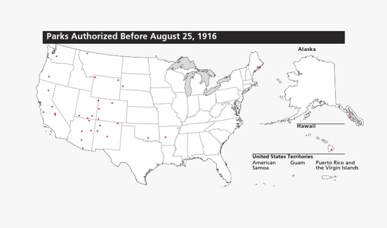 Map of The National Park System | PDF